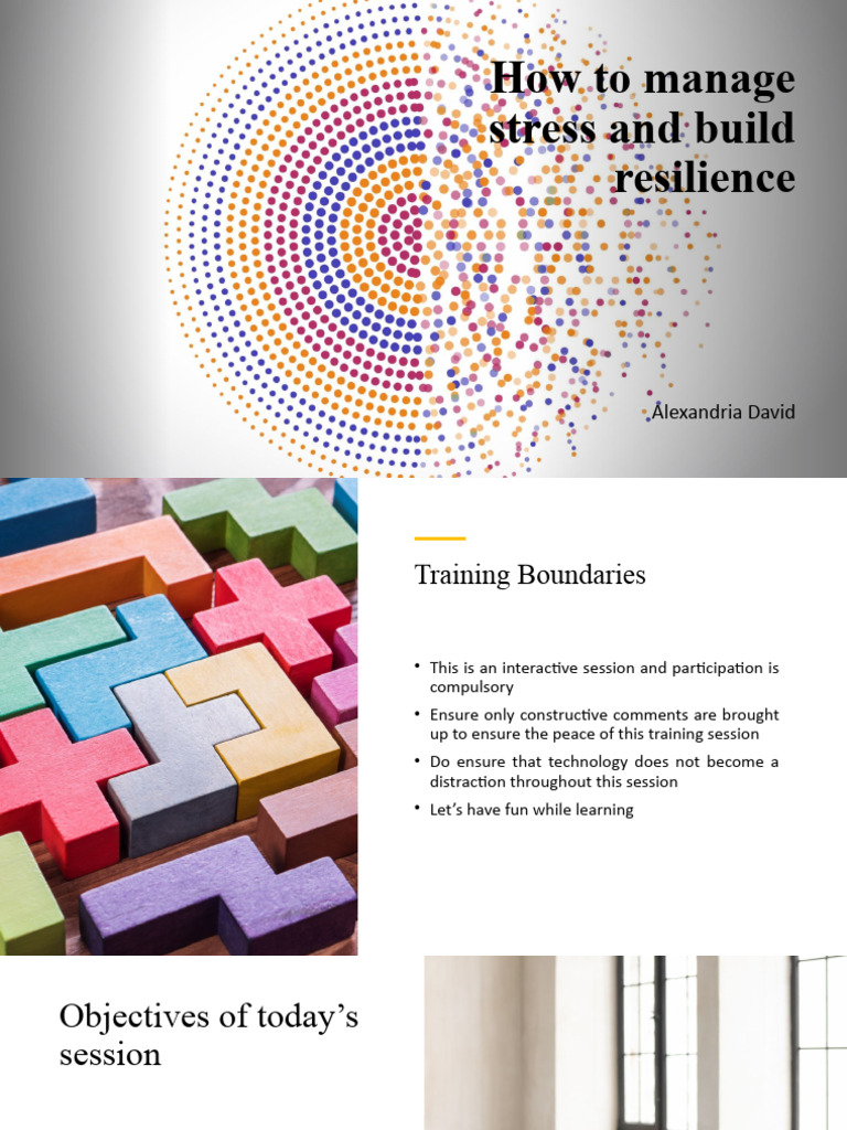 How To Manage Stress and Build Resilience (Ori) | PDF | Psychological ...