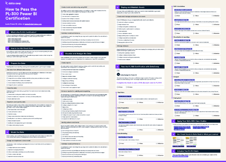 How To Pass The PL-300 Power BI Certification | PDF
