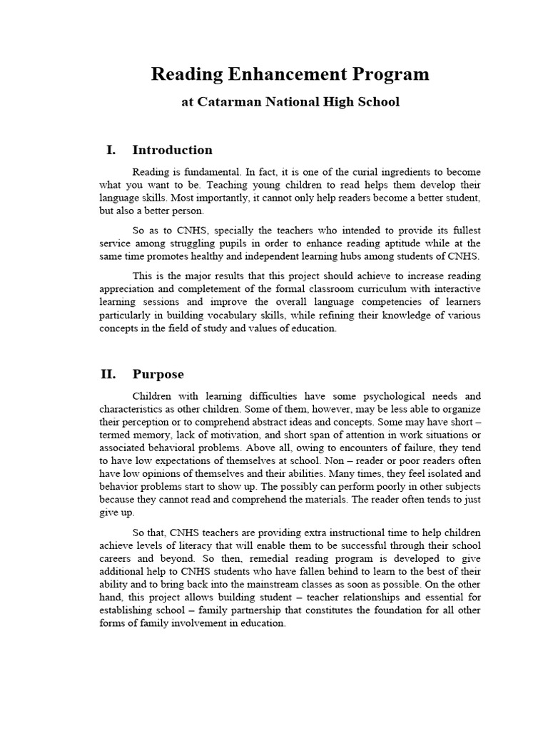 Reading Enhancement Program | PDF | Learning | Cognitive Science