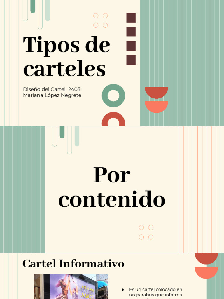 Tipos de Carteles | PDF | Color | Póster