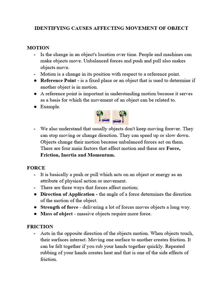 Factors-of-Motion | PDF | Force | Friction