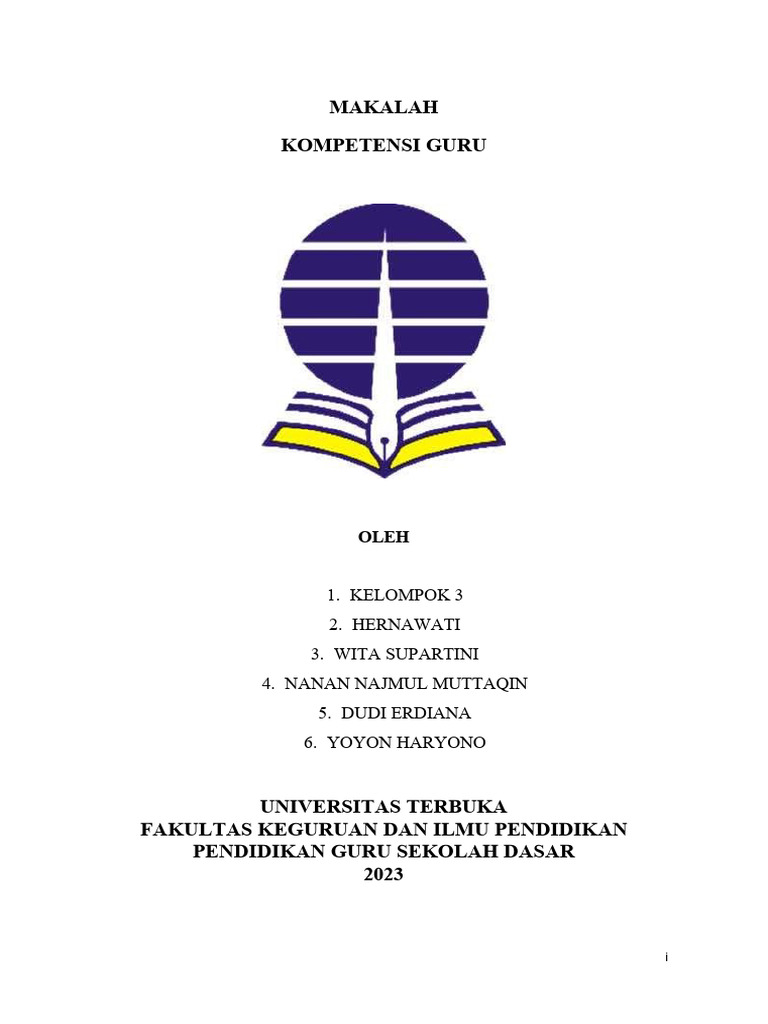 Makalah Kompetensi Guru | PDF