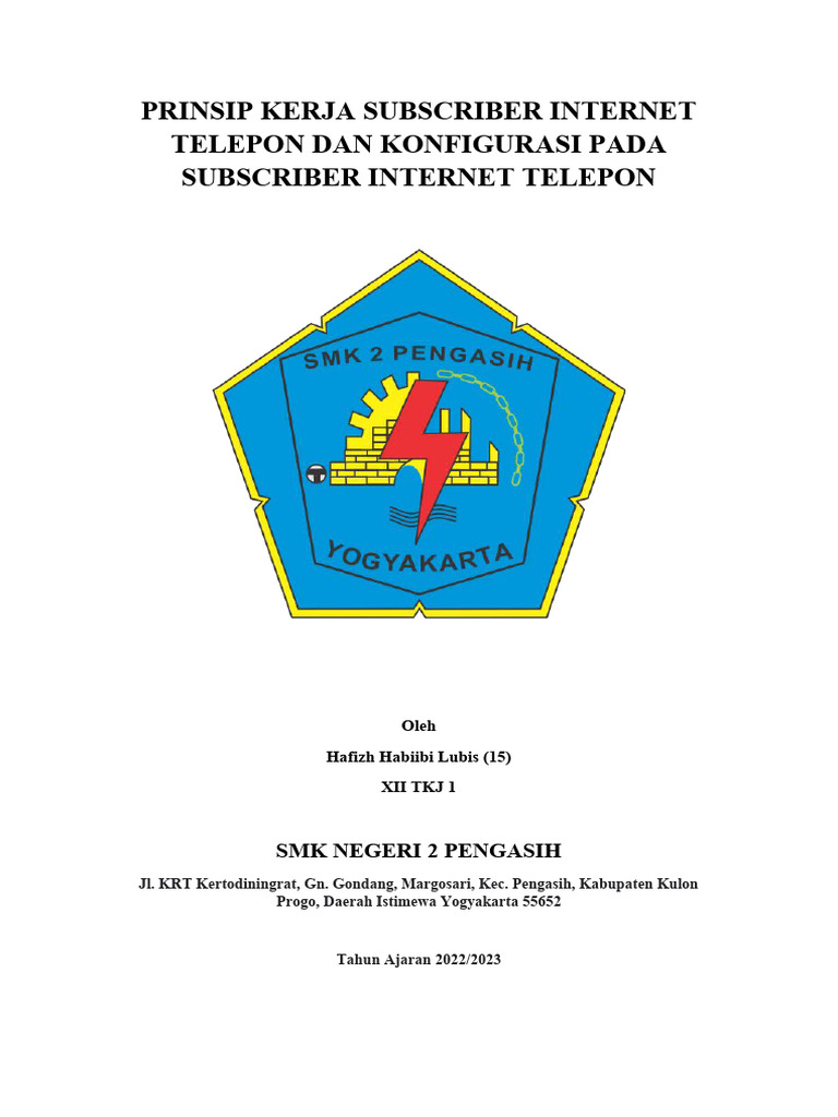 Prinsip Kerja Subscriber Internet Telepon Dan Konfigurasi Pada ...