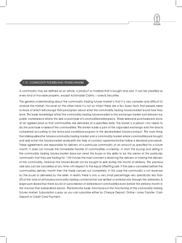 Understanding Commodity Futures Trading | PDF | Futures Contract ...