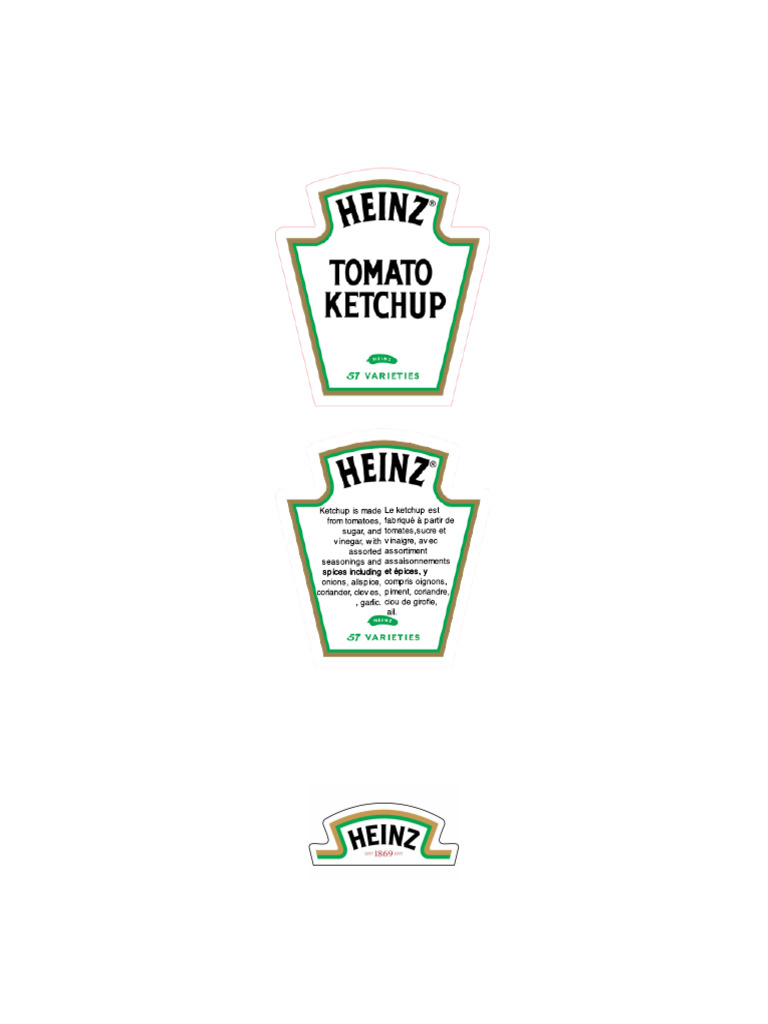 Ketchup Logo and Ingredients Overview | PDF