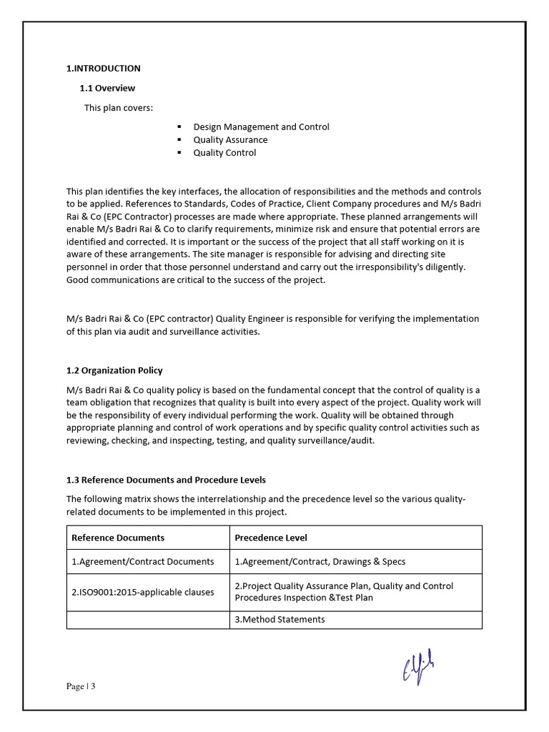 QAP Sign | PDF | Iso 9000 | Quality Assurance