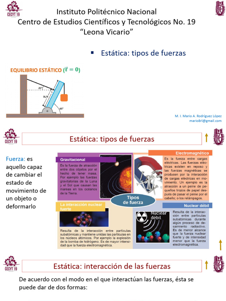 Estática Parte 2 | PDF | Fuerza | Peso
