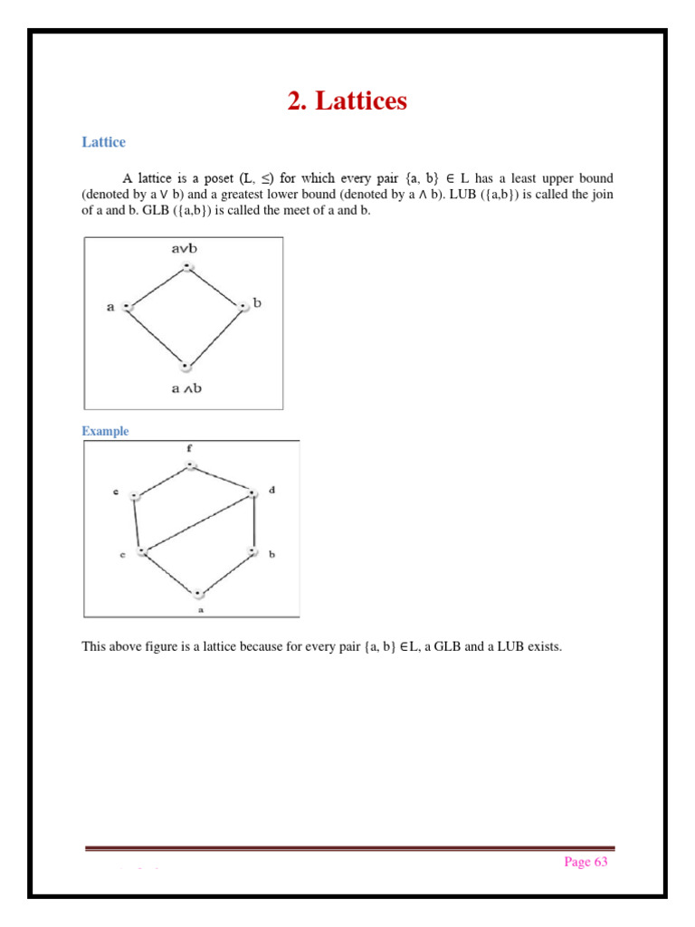 Lattice and Its Property ## | Download Free PDF | Graph Theory ...