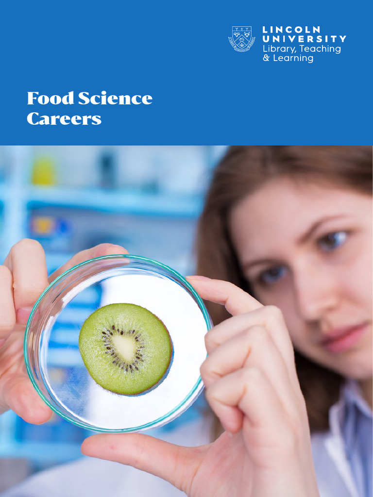LIN2203 Food Science CareerLinc Flyer | PDF | Food Science | Science