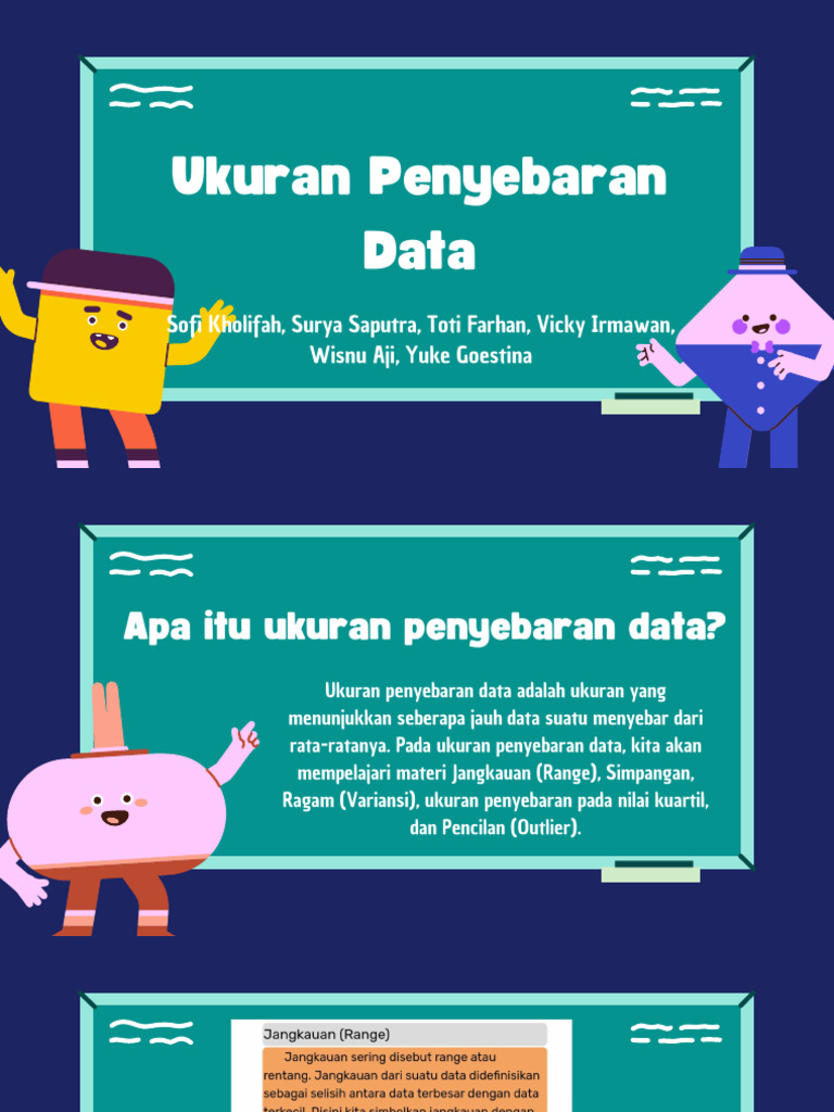 Ukuran Penyebaran Data Statistik | PDF