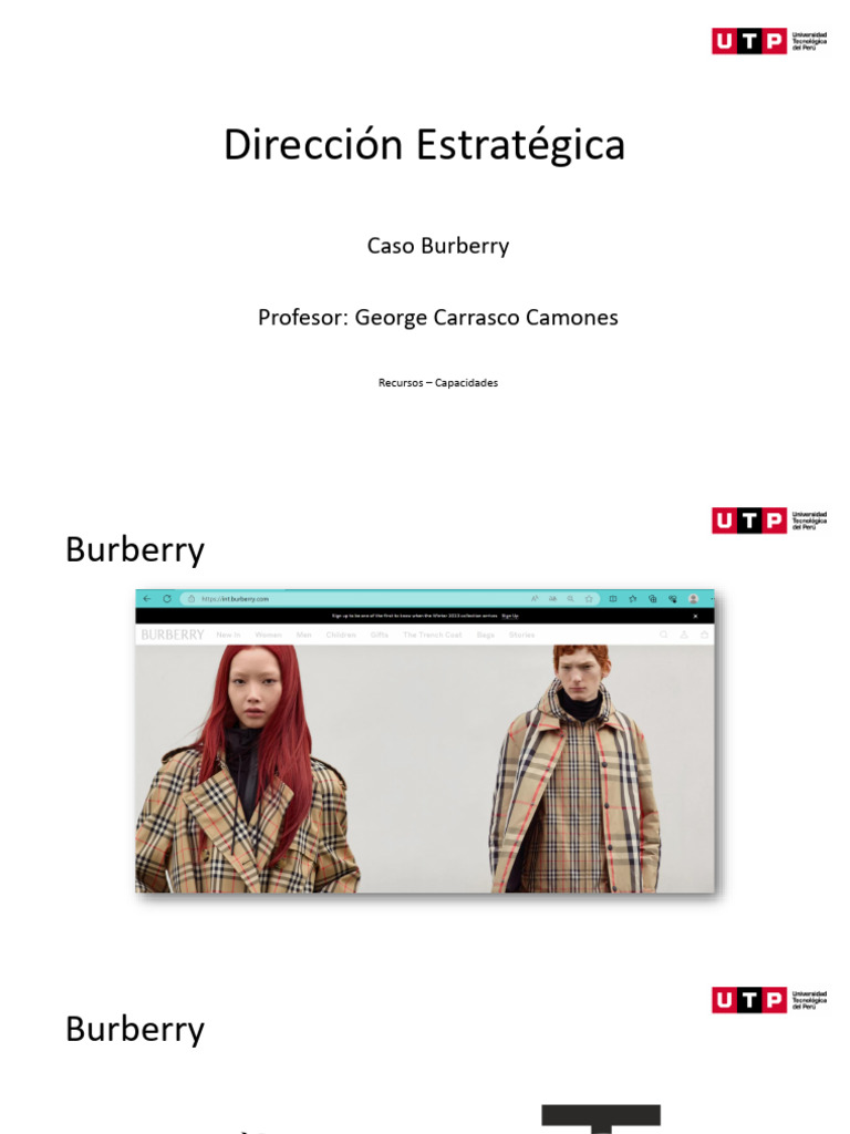 Transformación de Burberry por Rose Marie Bravo | PDF | Economias ...