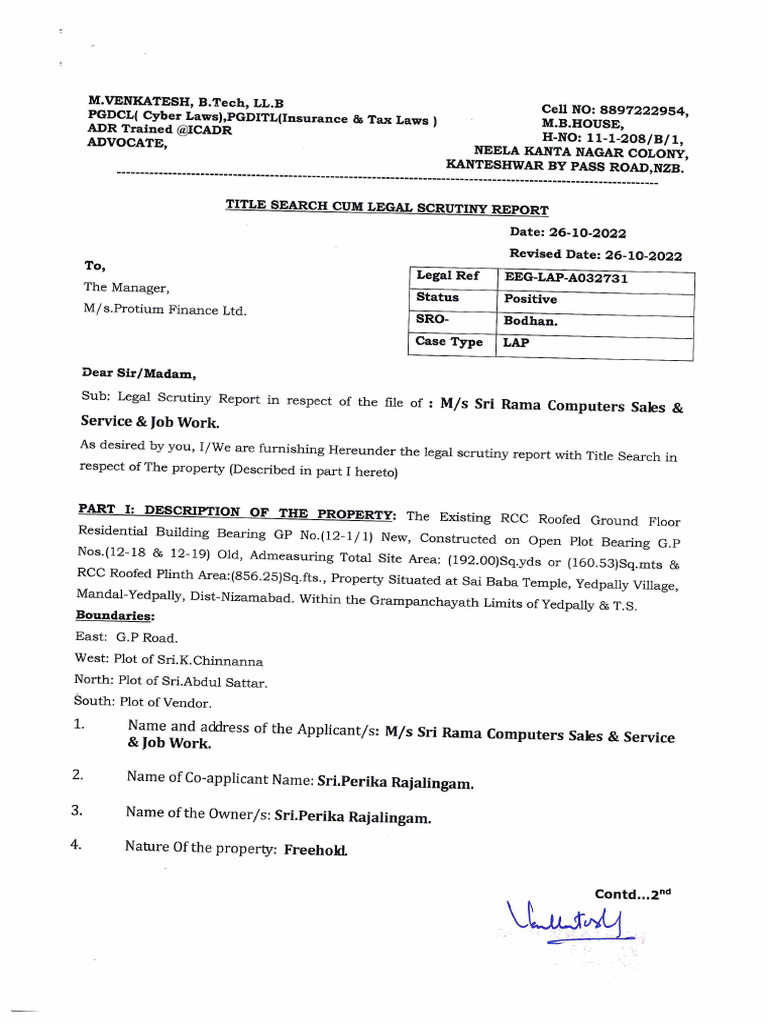Legal Report | PDF