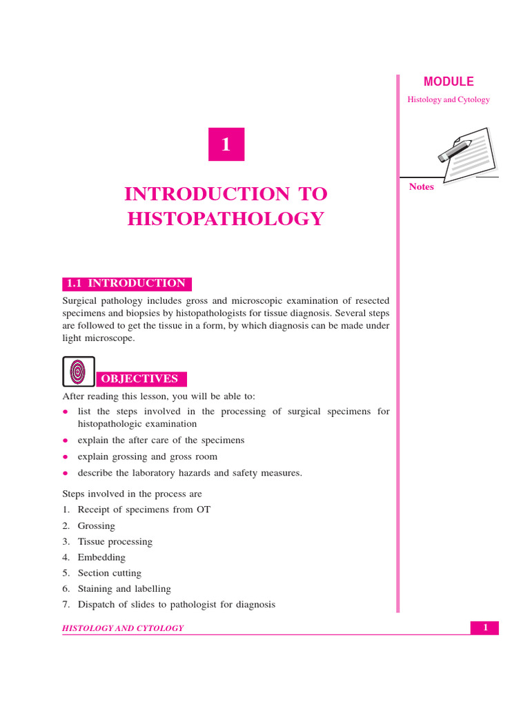 Histopathology Reference 1 | PDF | Fixation (Histology) | Microscopy