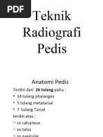 TEKNIK RADIOGRAFI (TR) Pedis Dan Ankle Joint | PDF