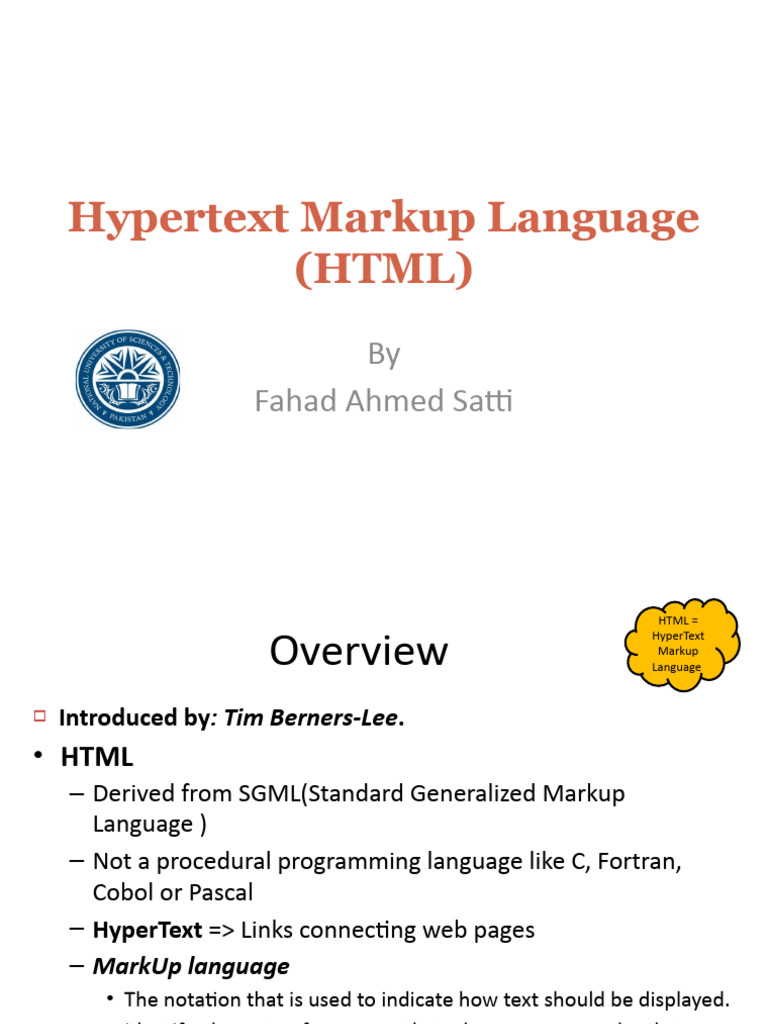 HTML Lecture Complete | PDF