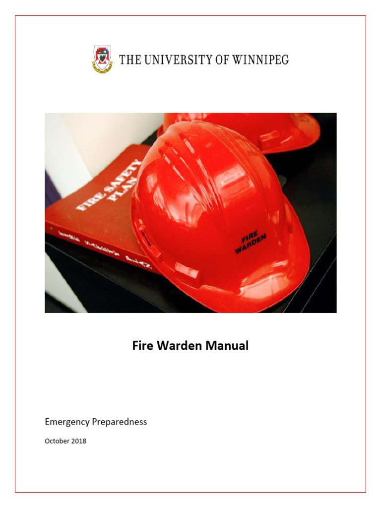 Manual For Fire Warden | Download Free PDF | Emergency Evacuation ...
