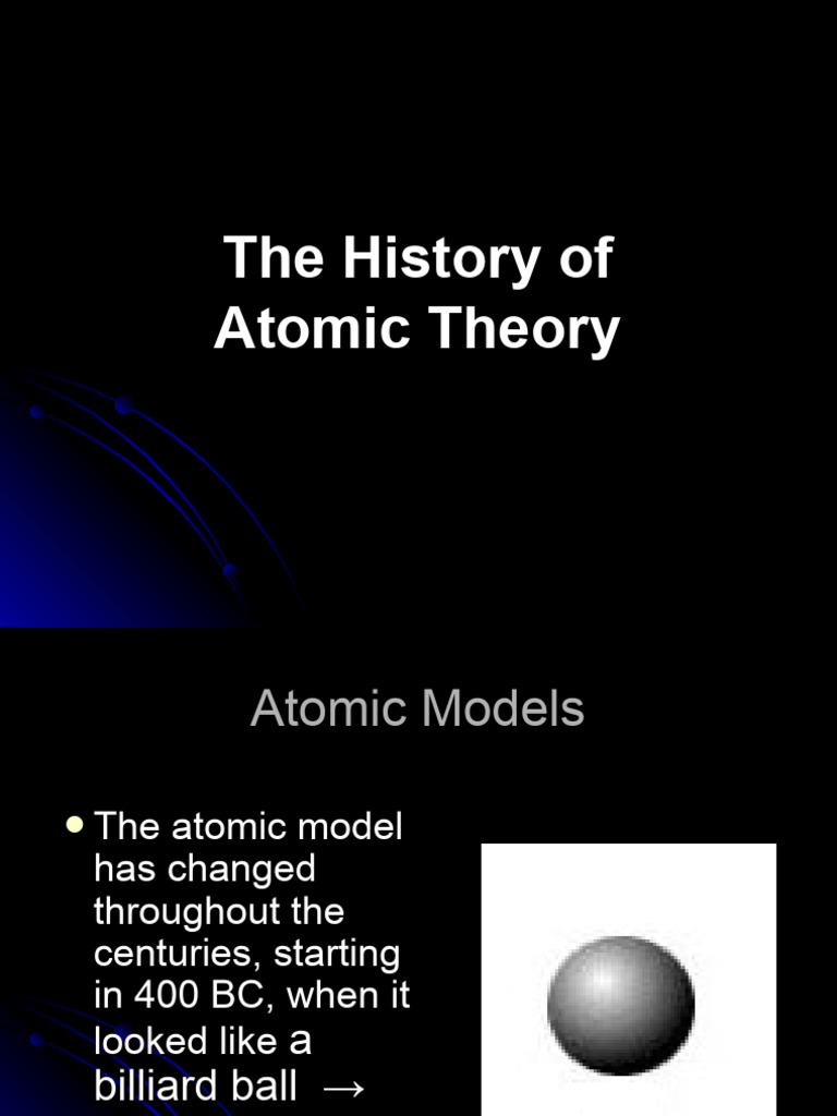 History of Atomic Theory | PDF | Atomic Nucleus | Electron