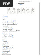 Paraluman Lyrics | PDF