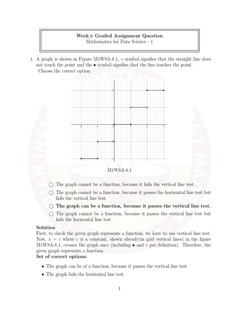 IITM Math Foundation Resources Week 5 | PDF | Function (Mathematics ...