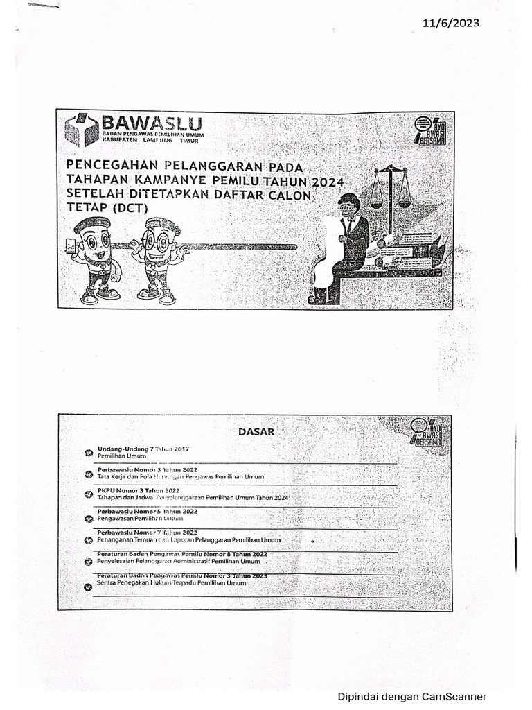 Pencegahan Pelanggaran Kampanye Setelah DCT | PDF