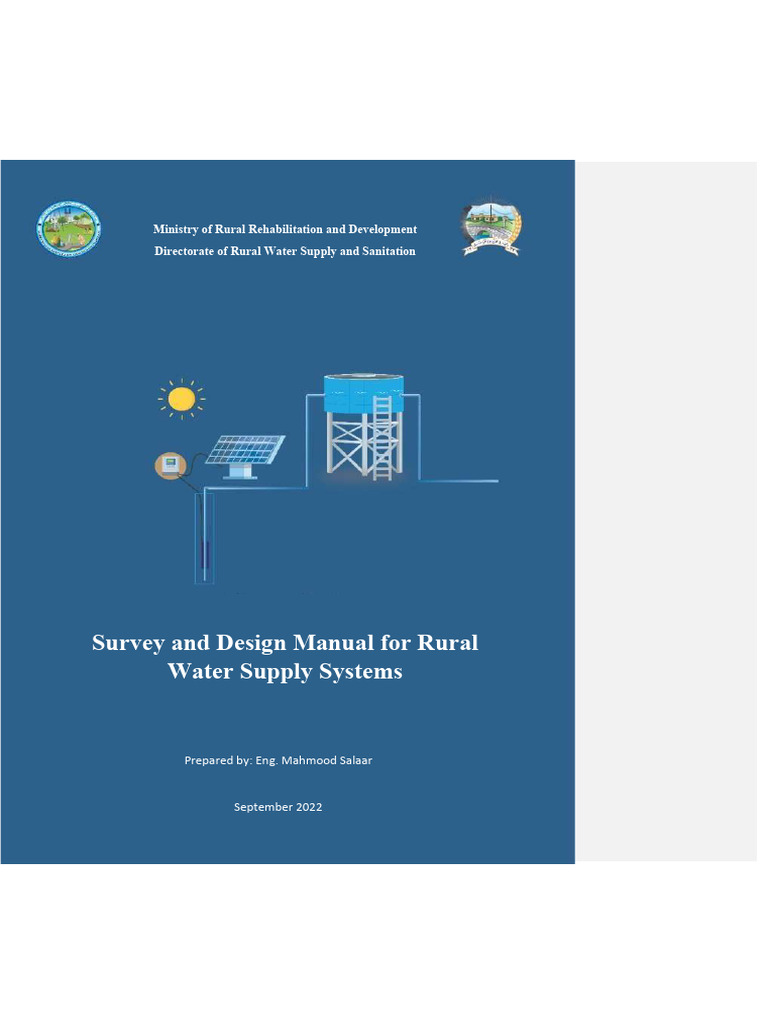 Water Supply System Survey and Design Manual English 230617 144044 ...