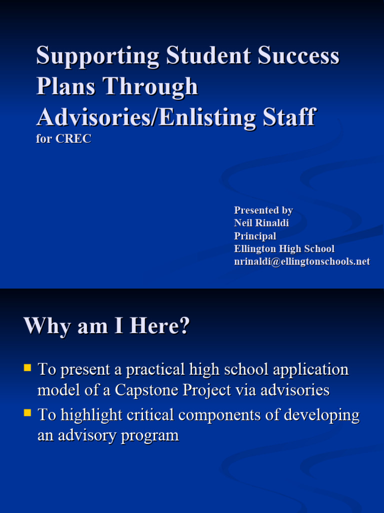 Ellington Student Success Plan | PDF | Students | Education Theory