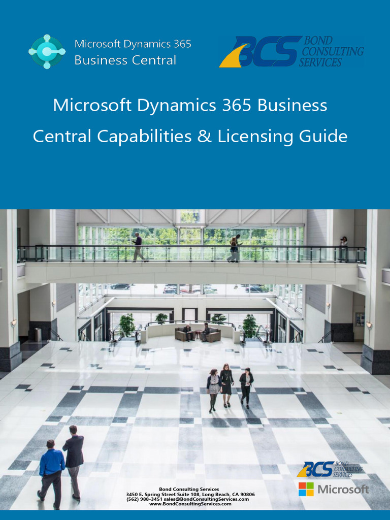 Dynamics 365 Business Central Capabilities Guide | PDF | Inventory | Cloud Computing