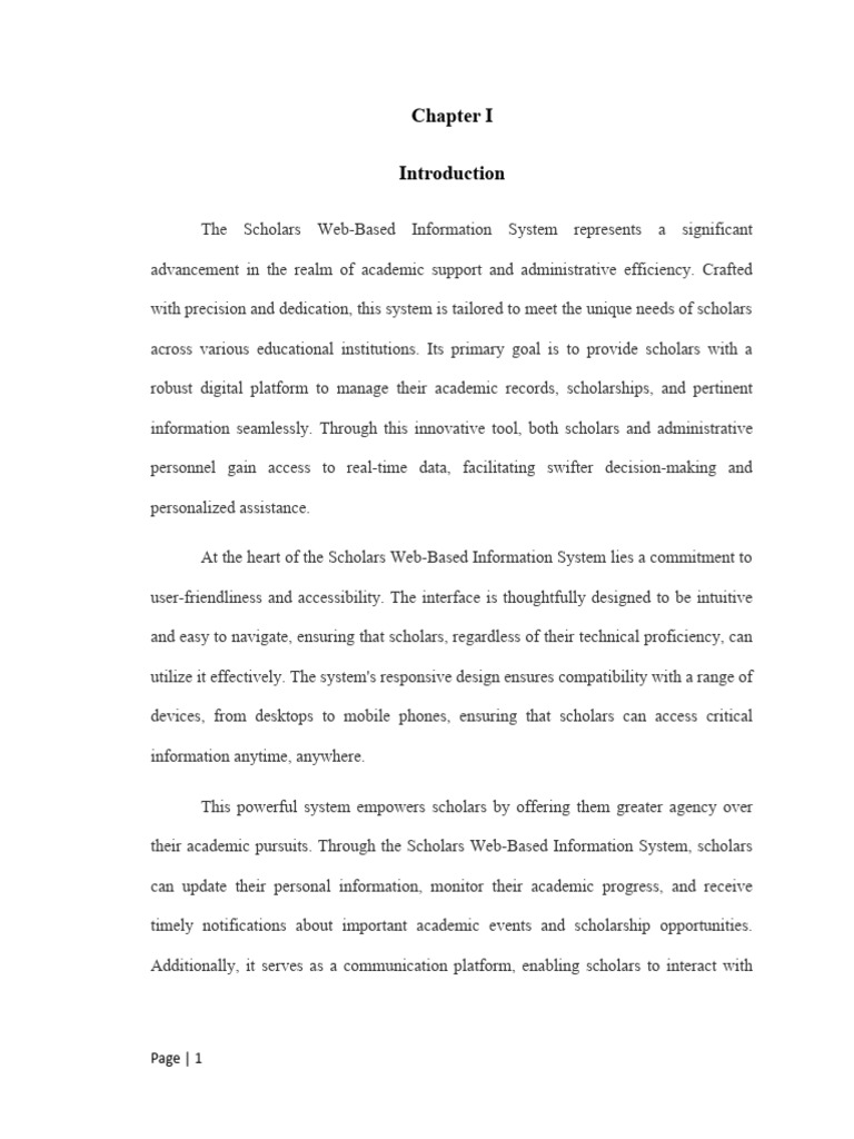 MSU-Sulu Scholars Web-Based Information System | PDF | Databases | World Wide Web