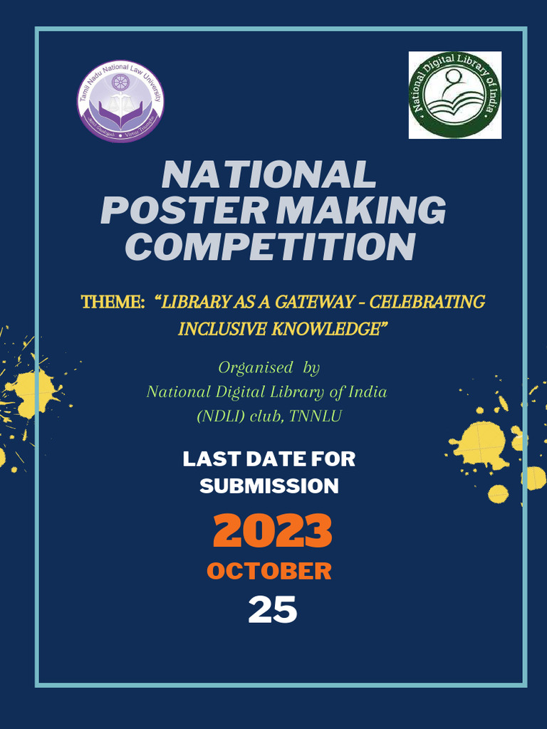 Poster Making competition-NDLI (1) - Compressed | PDF