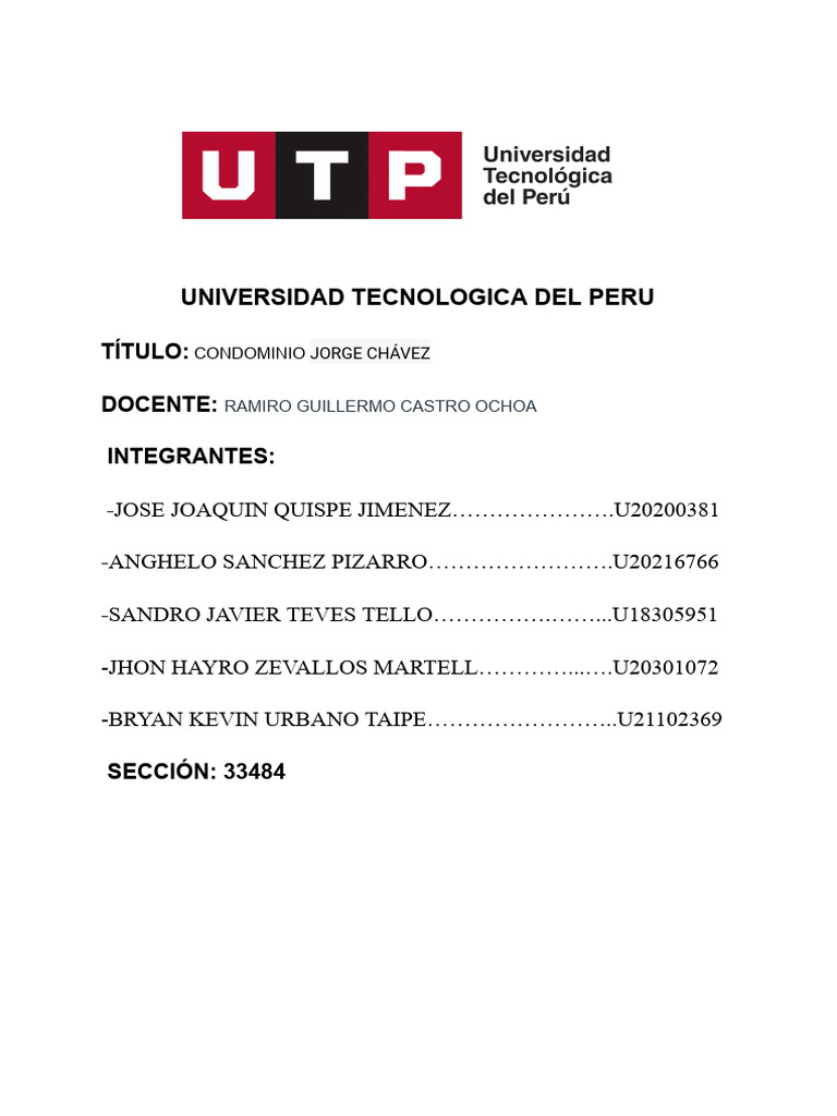 Avance Condominio Jorge Chavez | PDF | Sustentabilidad | Hormigón