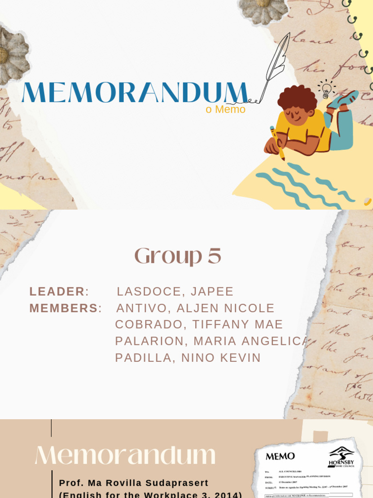 Memorandum PPT | PDF