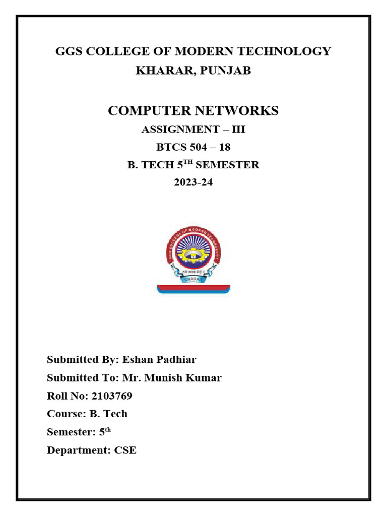 Computer Networks 3 | PDF | Domain Name System | Cryptography