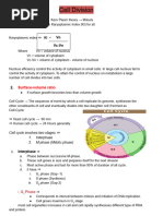 Mnemonics For Cycle Cell and Division | PDF