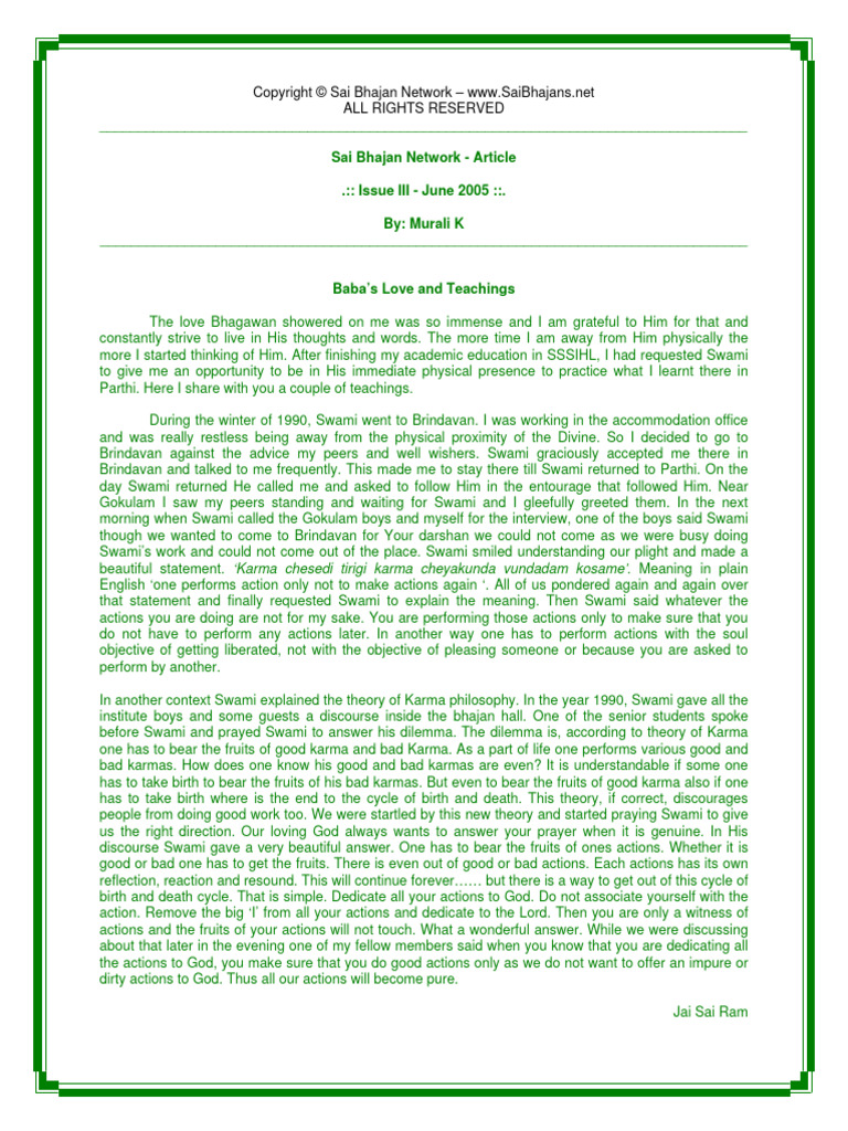 Issue III | PDF | Karma | Religious Belief And Doctrine