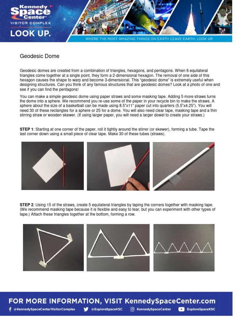 Geodesic Sphere | Download Free PDF | Dome | Elementary Geometry