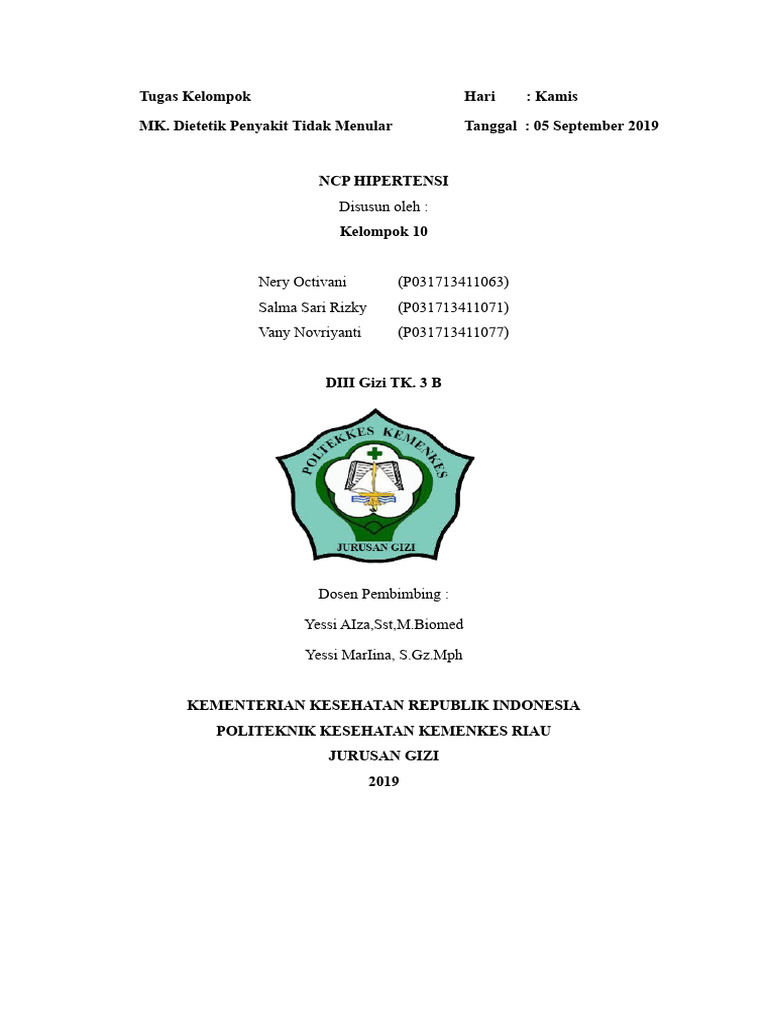 NCP HIPERTENSI Fix OKE | PDF