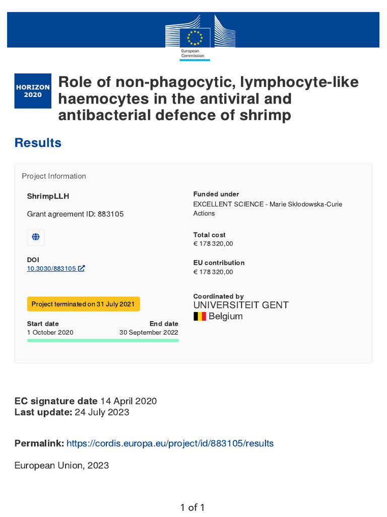 CORDIS Project 883105 en | PDF