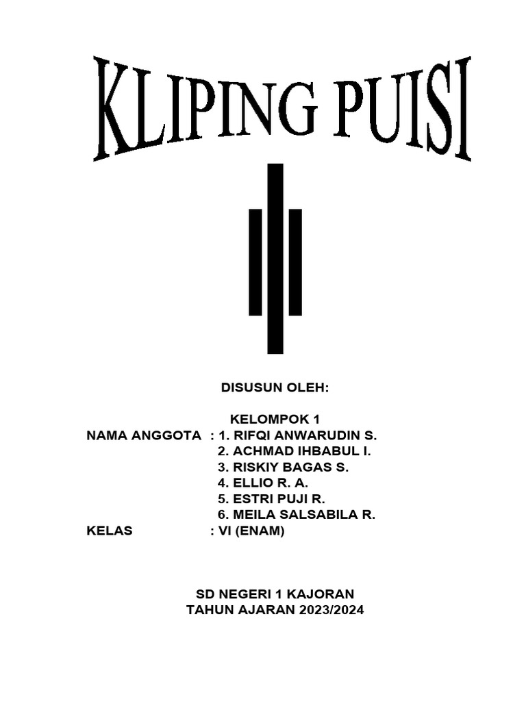 Kliping Puisi | PDF