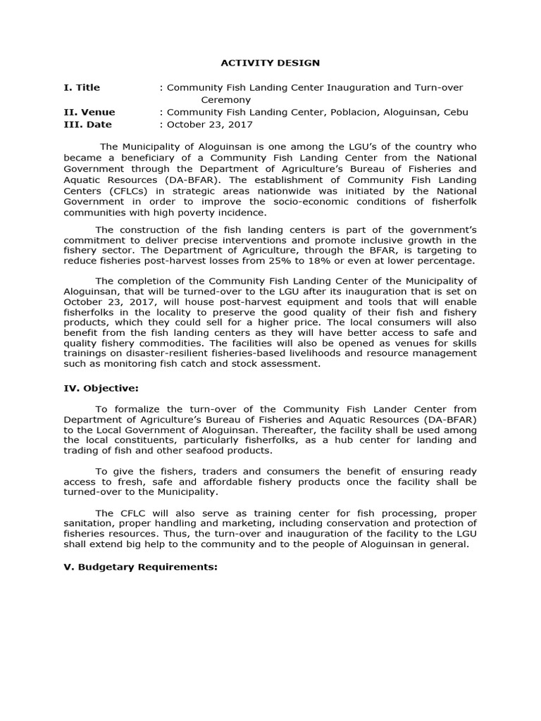 Activity Design Template | Download Free PDF | Economies