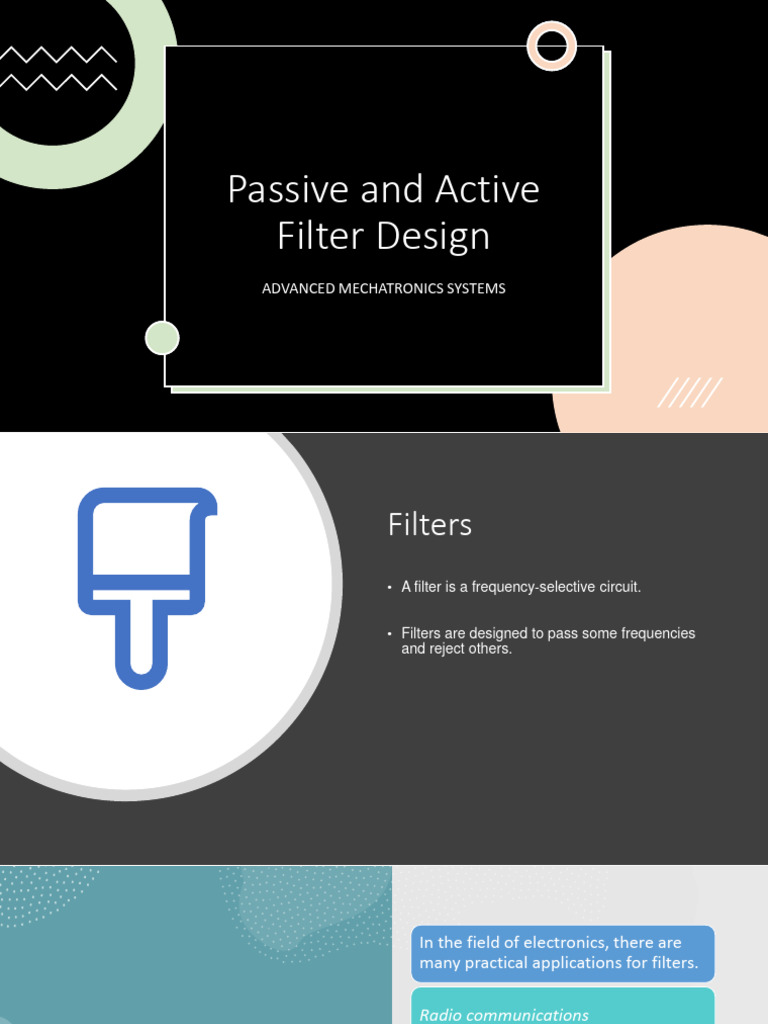 Passive and Active Filter Design | PDF