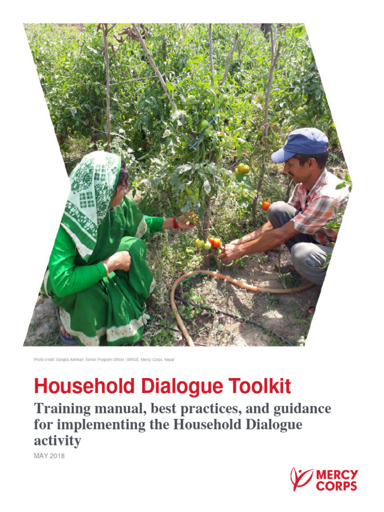 Household Dialogue Toolkit - EN | PDF | Climate Resilience | Disaster ...