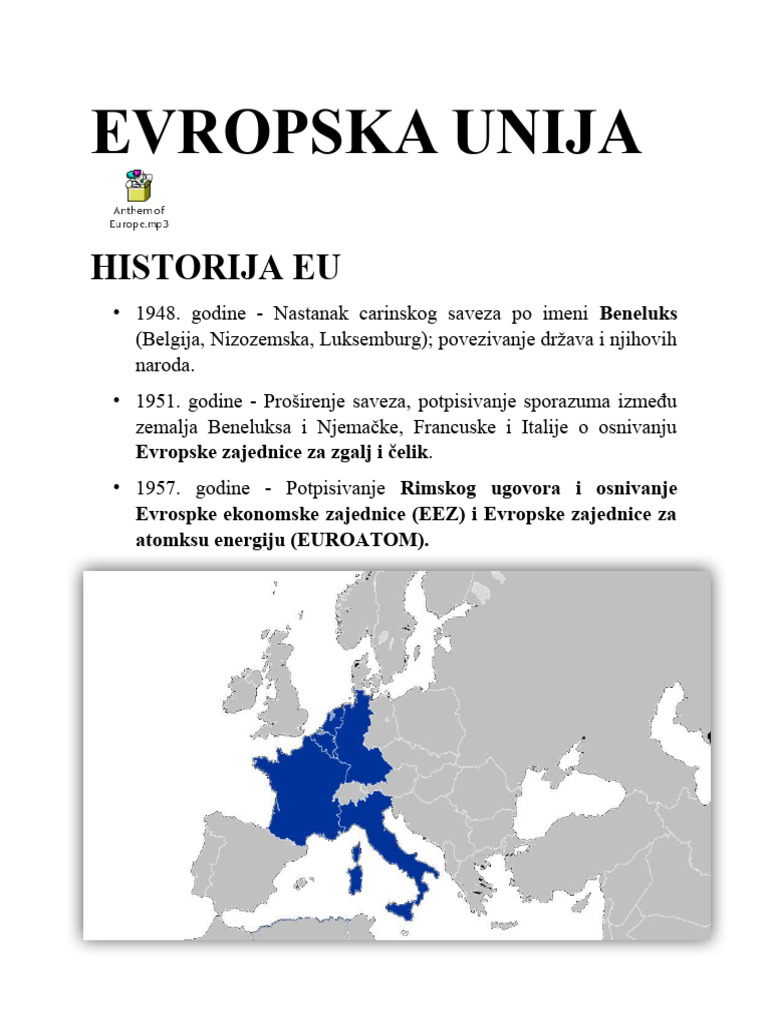 Evropska Unija | PDF