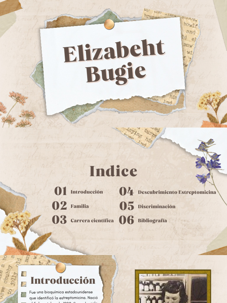 Elizabeth Bugie | PDF | Productos biotecnológicos | Biocidas