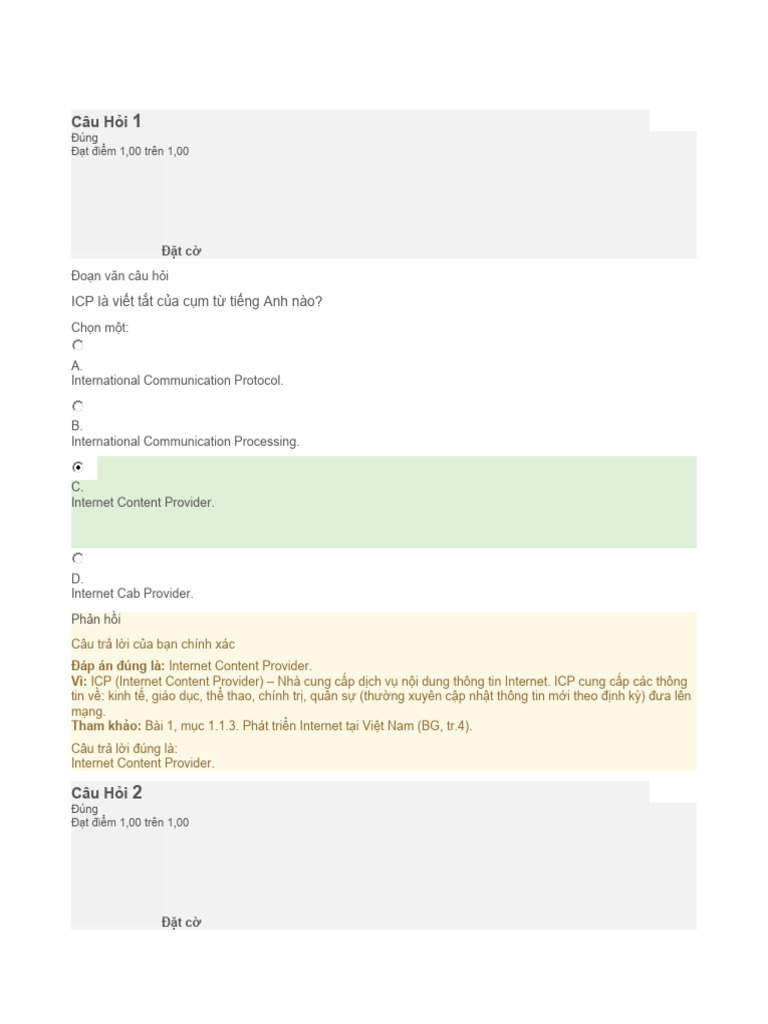Nhap Mon Internet-Tuan 1-Bai Luyen Tap | PDF