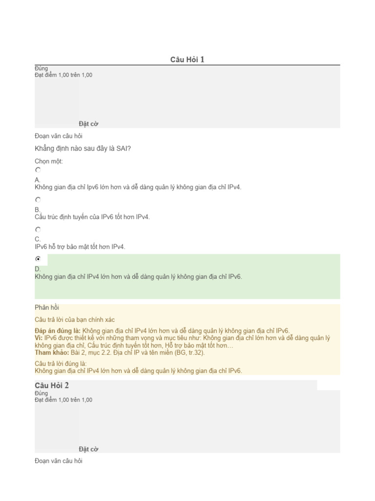 Nhap Mon Internet-Bai 2 - Bai Luyen Tap | PDF
