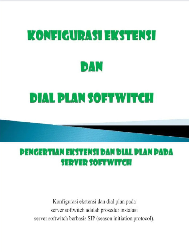 Konfigurasi Dan Ekstensi Dial Plan | PDF