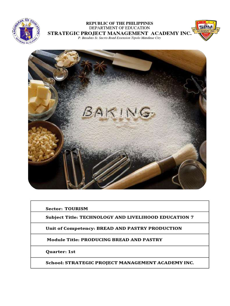 BPP Fundamentals 7 1stq - Sy 2022 2023 | PDF | Cakes | Baking