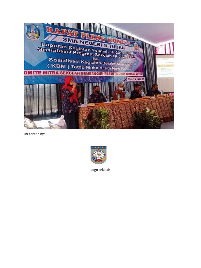 Banner Rapat Komite Sekolah 2023 | PDF