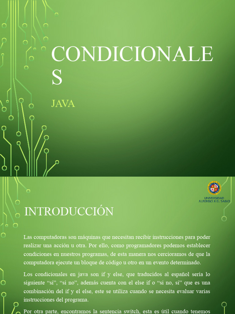5 - Condicionales (Java) | PDF | Java (lenguaje de programación ...