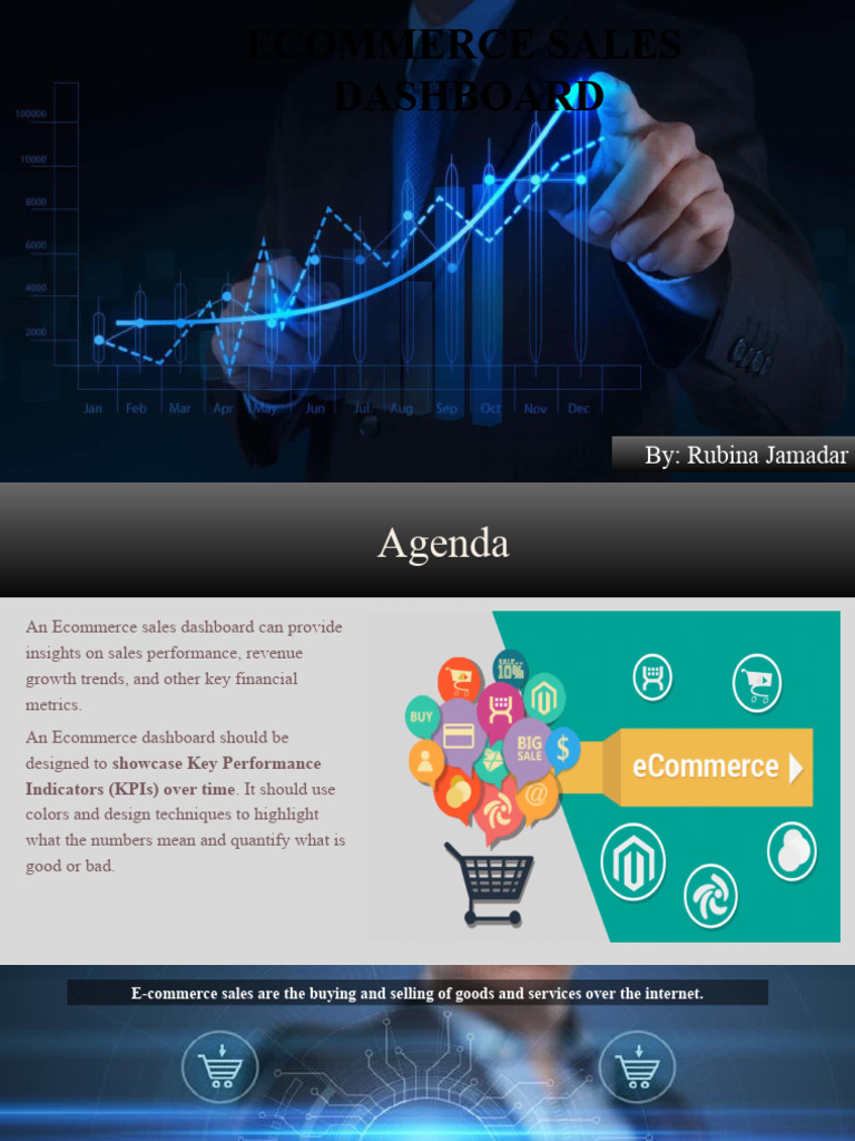 Ecommerce Sales Dashboard (Rubina Jamadar) | PDF | E Commerce | Performance Indicator